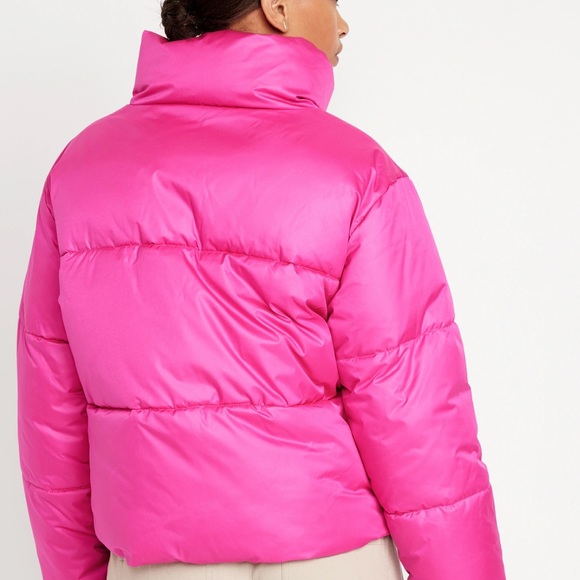 Old Navy | Jackets & Coats | Nwt Old Navy Quilted Puffer Jacket Color Flamingo Pink | Poshmark